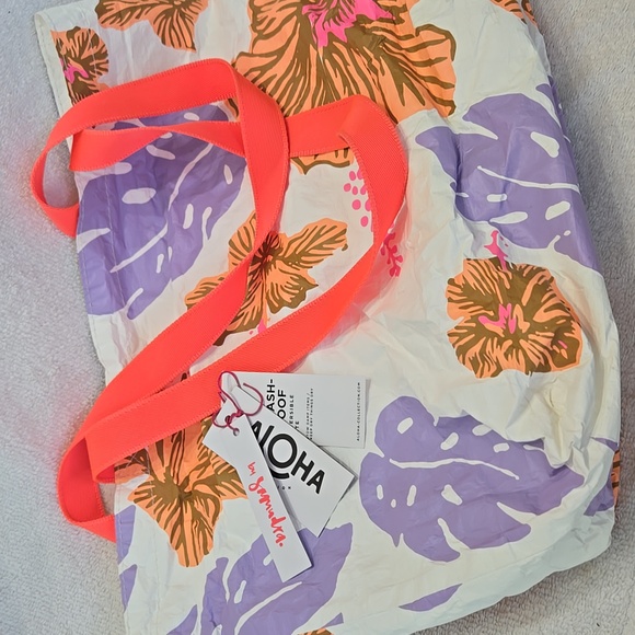 ALOHA Collection | Bags | Aloha Collection Vibrant Floral Tote Pink And ...